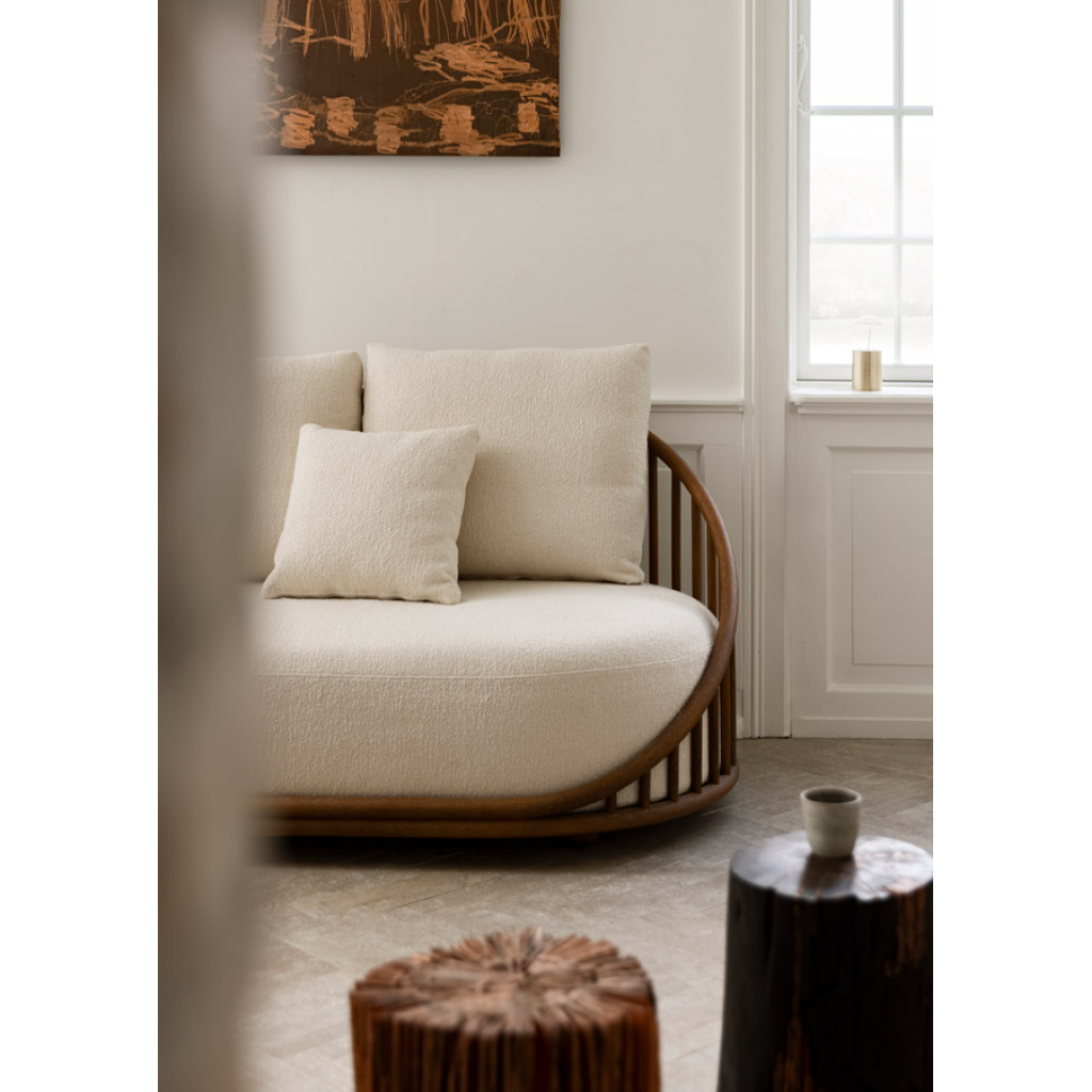 RATTAN – Curvy Grill Style Two Seater Sofa – PakTameer