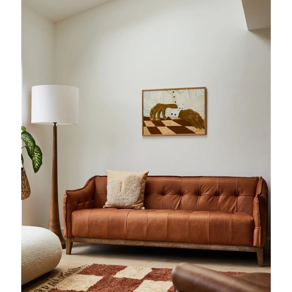 BASTIC – Leatherite Three Seater Couch – PakTameer