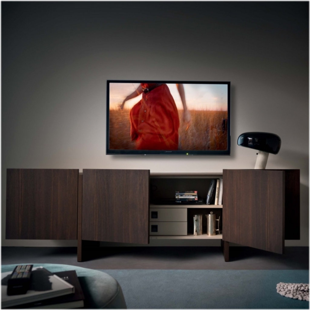 KIRLEY – Dark Walnut Brown Matt Lacquer Finish Sideboard – PakTameer