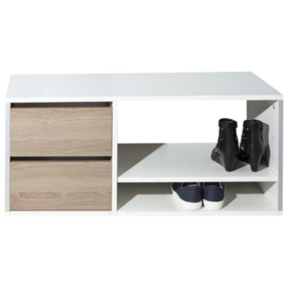 AEON – Two Drawer Two Shelf Shoe Rack – PakTameer