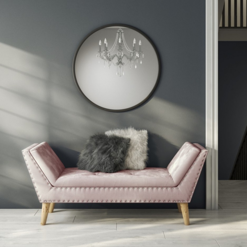 AROSSIRE – Baby Blush Pink Bench Seat – PakTameer