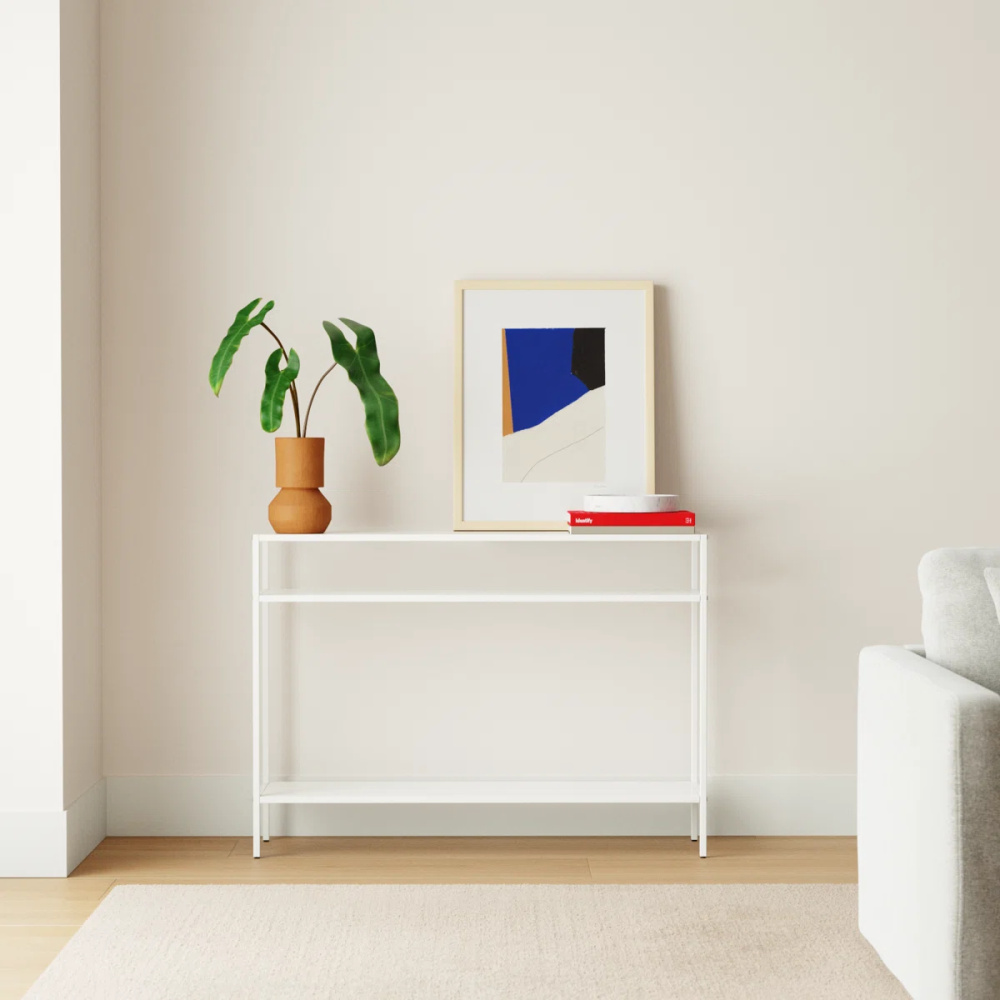 AUREN – Minimalist Industrial Design Metallic Console Table – PakTameer
